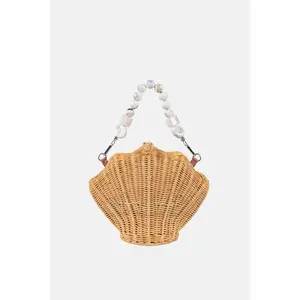 JELAVU Shelly Stone Crossbody Bag - Natural