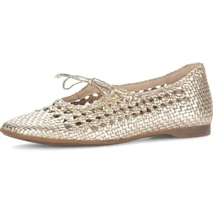 Gabor Woven Ballet Flat - Perla