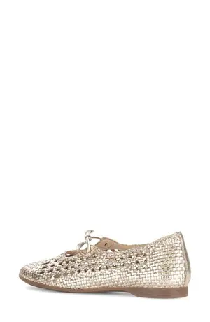 Gabor Woven Ballet Flat - Perla