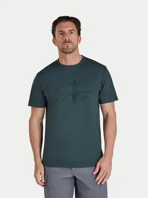 RAGING BULL 3d Embossed Bull T-shirt - Forest