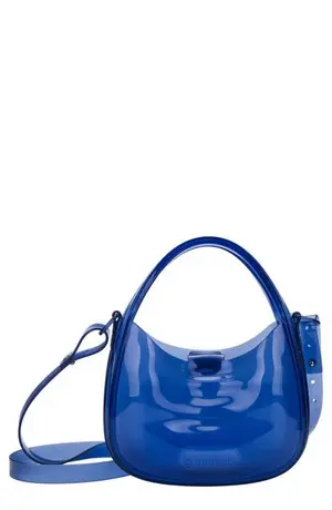 Melissa Mirror Crossbody Bag - Transparent Blue
