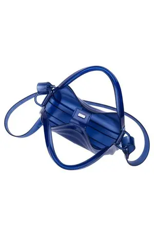 Melissa Mirror Crossbody Bag - Transparent Blue
