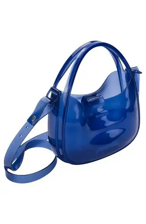 Melissa Mirror Crossbody Bag - Transparent Blue
