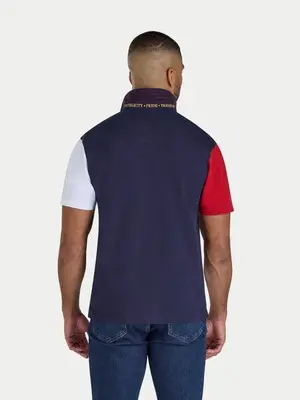 RAGING BULL Diagonal Panel Rugby Shirt