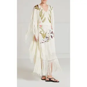 TEMPERLEY LONDON Madeline Kaftan - Ivory