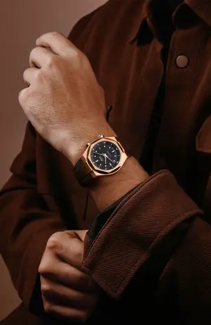 MIDO Multifort 8 Two Crowns Automatic Rubber Strap Watch