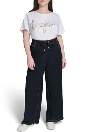 Karl Lagerfeld Paris Drawstring Pants