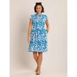 BRAKEBURN Andriana Dress - Blue