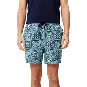 Psycho Bunny Frank All Over Swim Trunks - Cabbage