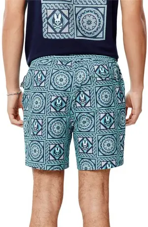 Psycho Bunny Frank All Over Swim Trunks