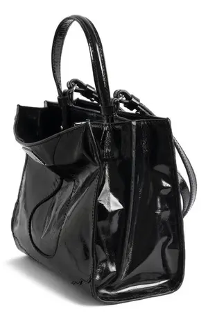 Zadig&Voltaire Patent Leather Shoulder Bag - Black