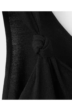 Mango Knotted One Shoulder Tank