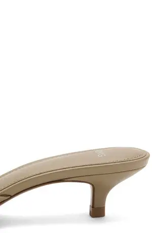 Mango Pointed Toe Kitten Heel Mule