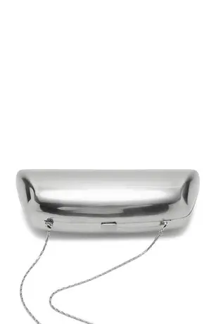 Mango Metallic Frame Clutch