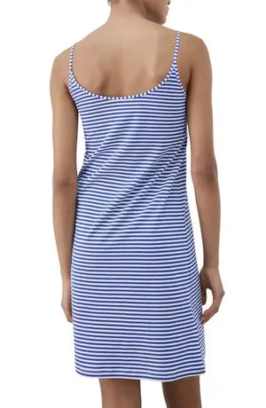 Mango Striped Cotton Slip Dress