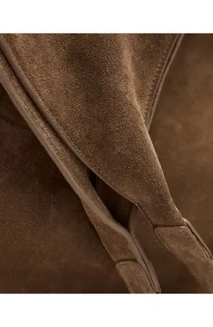 Mango Suede Shoulder Bag