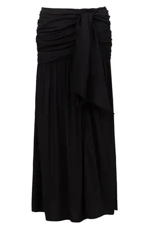 VIX PAULA HERMANNY Zoe Long Skirt - Black