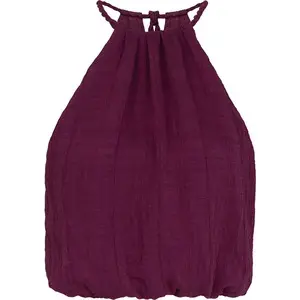 VIX PAULA HERMANNY Sleeveless Halter Top - Purple