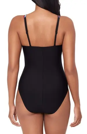 Magicsuit Mariachi Saki Tie Front One-piece Swimsuit