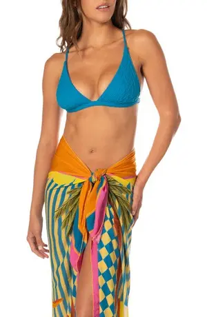 MAAJI Tropic Camouflage Isla Cover-up Pareo - Open Blue