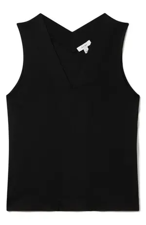 REISS Mira Sleeveless Wool & Cashmere Top