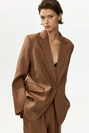 H&m Single-breasted Oversized Blazer