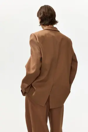H&m Single-breasted Oversized Blazer