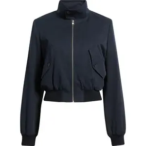 FRAME The Harrington Cotton Jacket - Navy