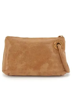 Hobo Daisy Daze Leather Wristlet