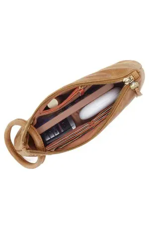 Hobo Daisy Daze Leather Wristlet