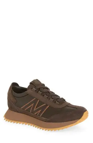 Moncler Pacey 2 Low Top Sneaker - Deep Brown
