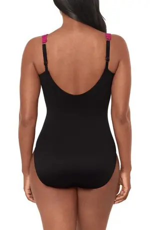 Miraclesuit Petali Rosa Siren Print One-piece Swimsuit