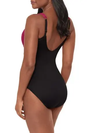 Miraclesuit Petali Rosa Siren Print One-piece Swimsuit