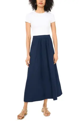 Vince Camuto Poplin Maxi Skirt