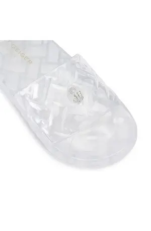 Kurt Geiger Meena Jelly Slide Sandal - Clear