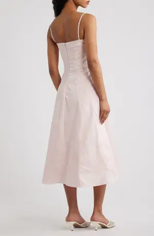 House Of Cb Dolly Seamed Midi Sundress