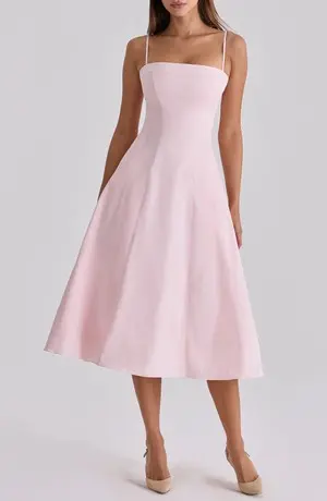 House Of Cb Dolly Seamed Midi Sundress