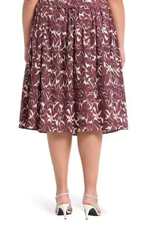 ESTELLE Brinley Print Skirt