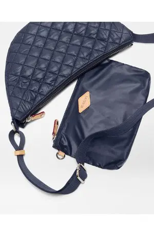 Mz Wallace Small Metro Shoulder Bag - Navy