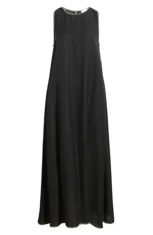 A.REN Clio Sleeveless Maxi Dress With Contrast Stitching