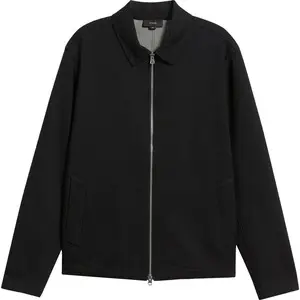 Vince Cotton Blend Zip Jacket