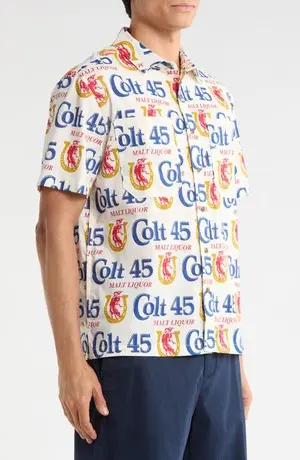 Brixton X Colt 45 Print Button-up Shirt