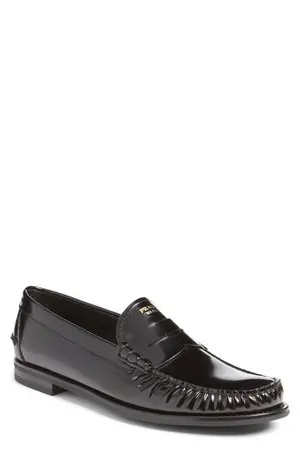 Prada Spazzalato Penny Loafer