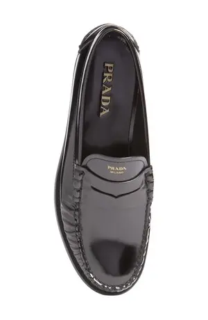 Prada Spazzalato Penny Loafer