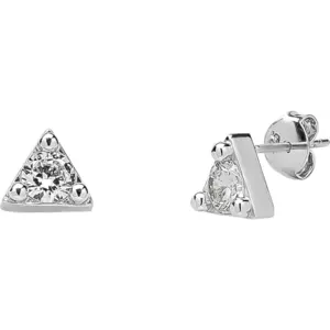 SPERO LONDON Triangle Sterling Stud Earring - Silver