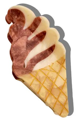SOLAR ECLIPSE Soft Serve Ice Cream Claw Clip