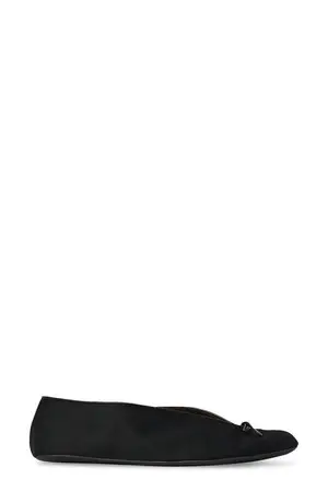 THE ROW Fay Wool Flat - Black
