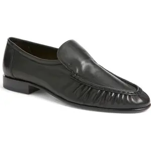 THE ROW Soft Two Loafer - Black
