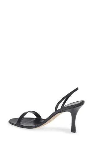 THE ROW Ella Slingback Sandal - Black