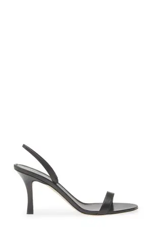 THE ROW Ella Slingback Sandal - Black